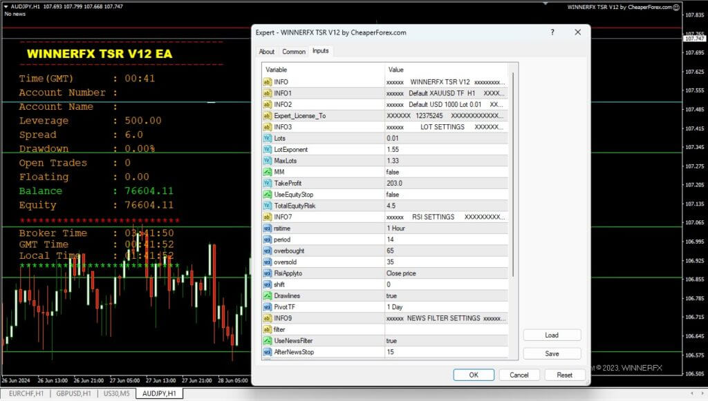 WINNER FX TSR EA MT4 V12.0 For Prop Firms - CheaperForex