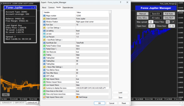 Forex Jupiter Premium EA Manager & Indicator MT4 Lifetime License - $49.95 Forex Jupiter Premium EA Manager & Indicator MT4 Lifetime License - $49.95
