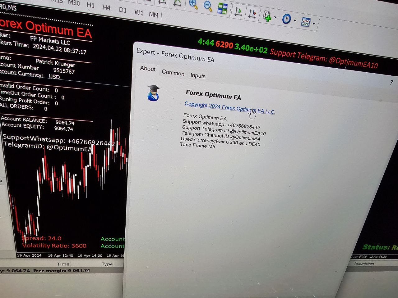 Optimum EA With Presets MT4 - CheaperForex