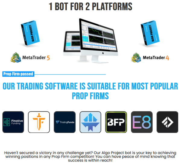 Prop Firm Algo Project EA For MT4 And MT5 - CheaperForex