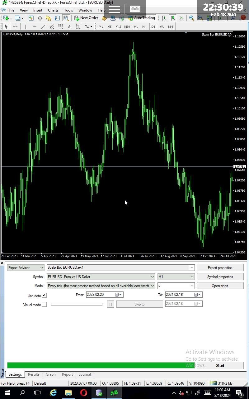 Scalp Bot EURUSD EA For MT4 V4.0 - 900% Growth! - CheaperForex